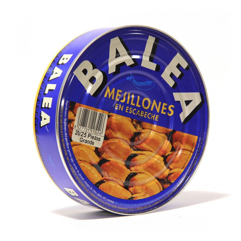 MEJILLONES ESCABECHE 20/25 BALEA - Tienda Los Molinos